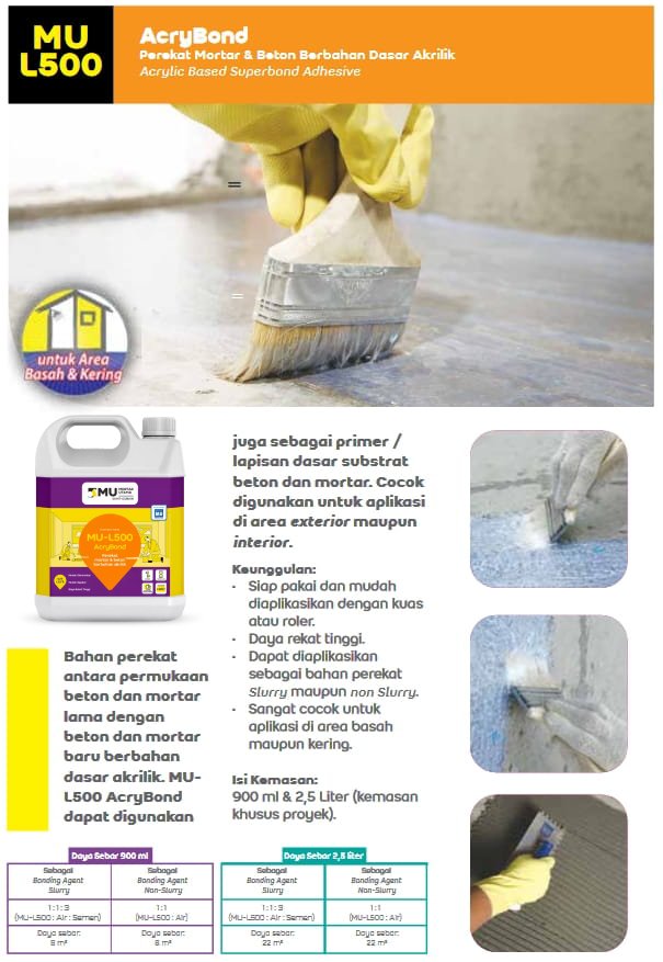 BONDING AGENT MU-L500 ACRYBOND - Renoklik